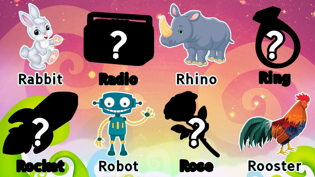 Learn Letter R Words For Kids - words that start with r for kids - YouTube