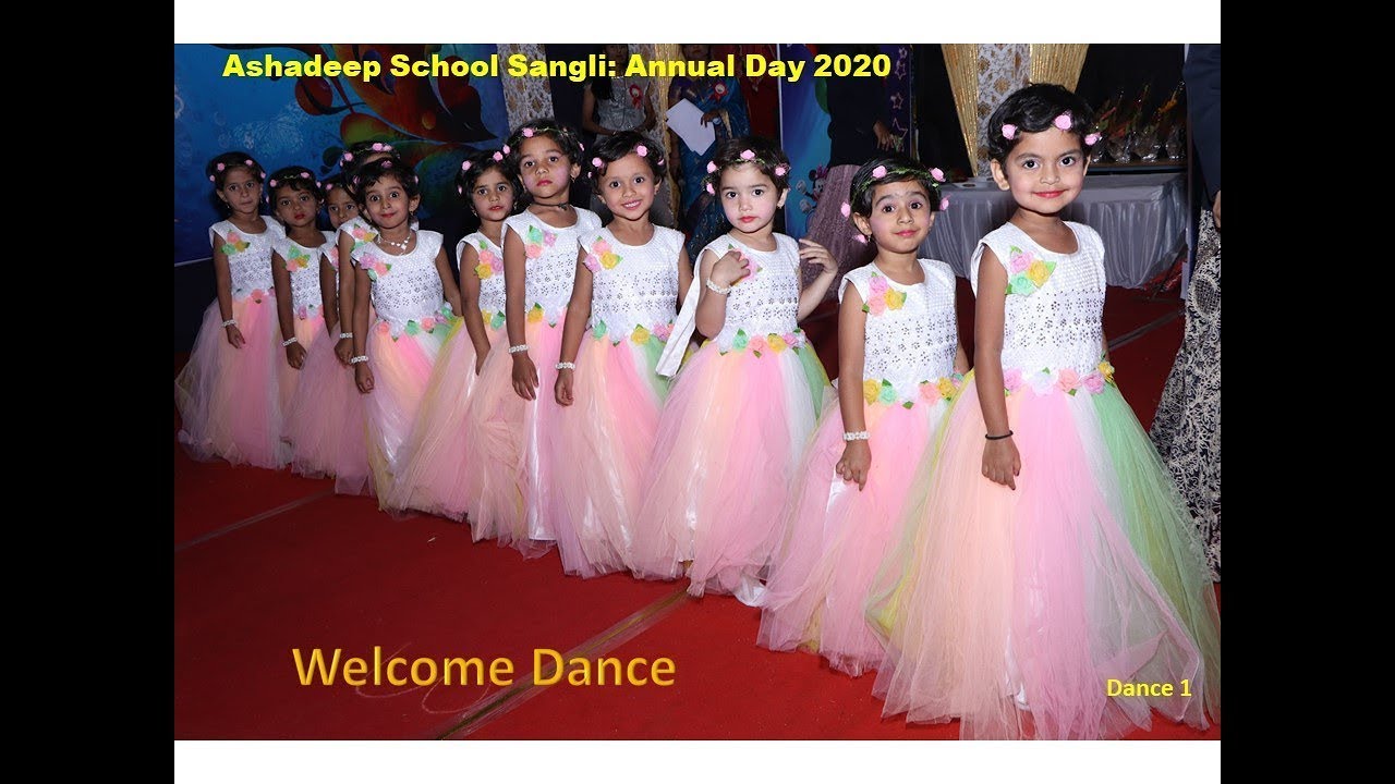 Ashadeep Nursery School Sangli Annual Gathering 2020 Welcome Dance ...