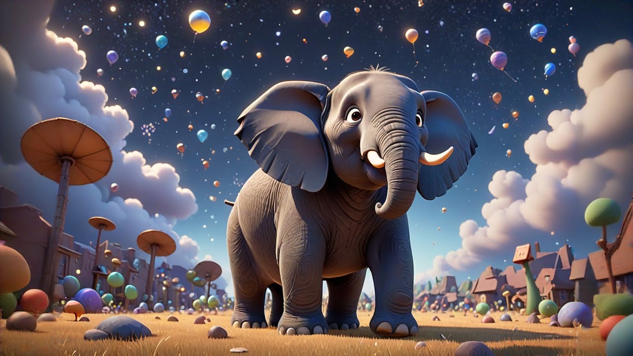 Elephant Ate the Moonlight Pie 🐘🥧🌝 | Fun Kids’ Story | Preschool ...