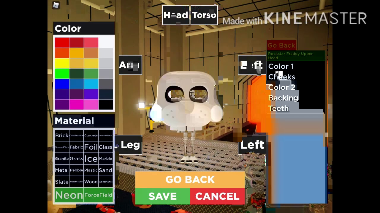 How to make Lefty In Freddys Ultimate Roleplay. - YouTube