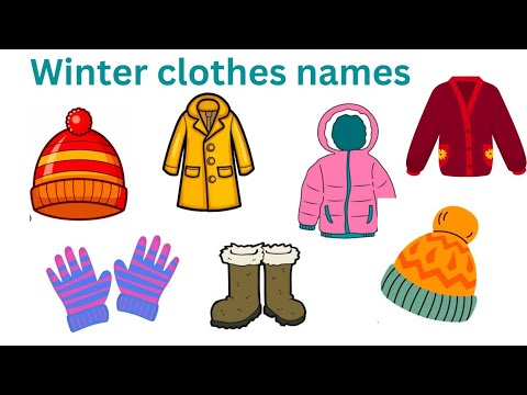 winter clothes names | 10 winter clothes names | kids learning world ...