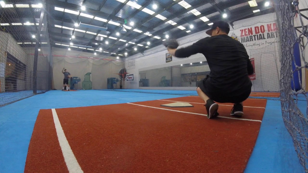 Fastpitch mens pitching sequence - YouTube