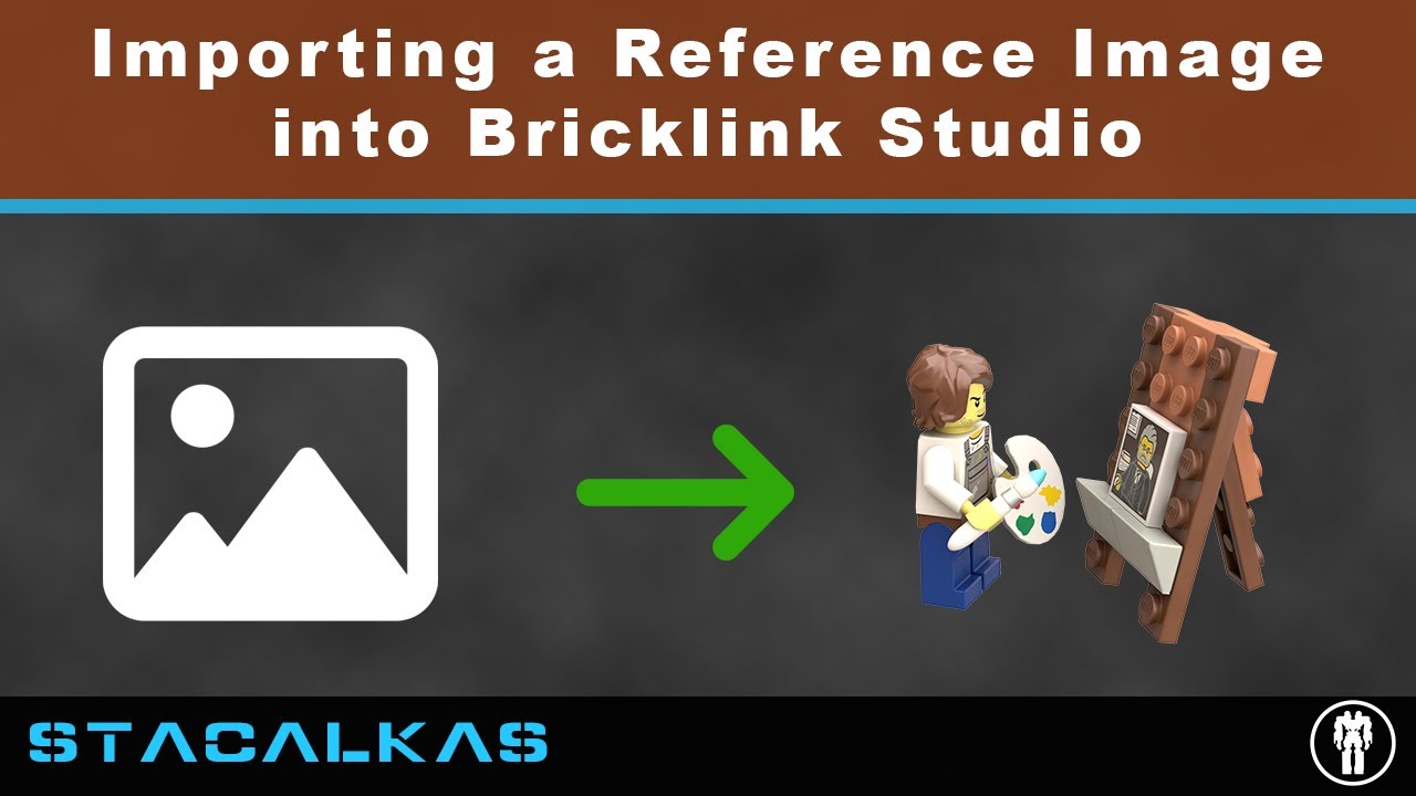 Importing a Reference Image into Bricklink Studio - YouTube