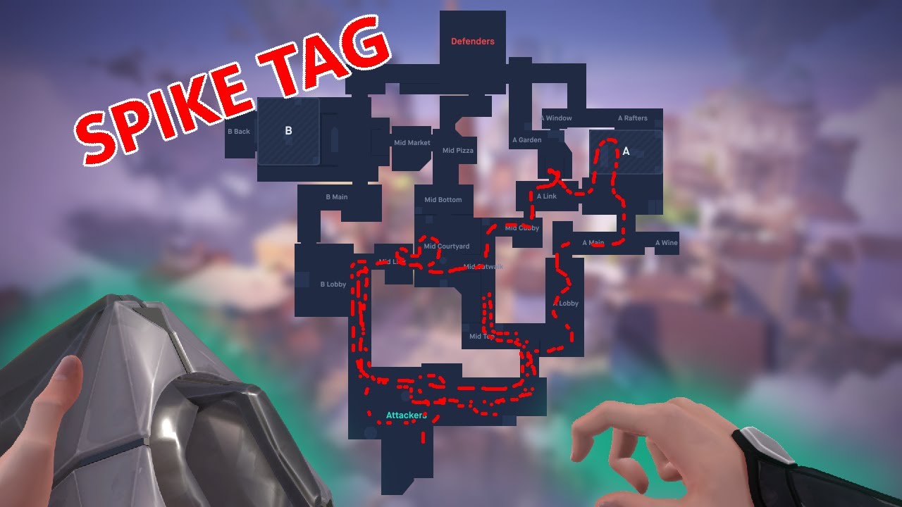 spike tag wins the round - YouTube