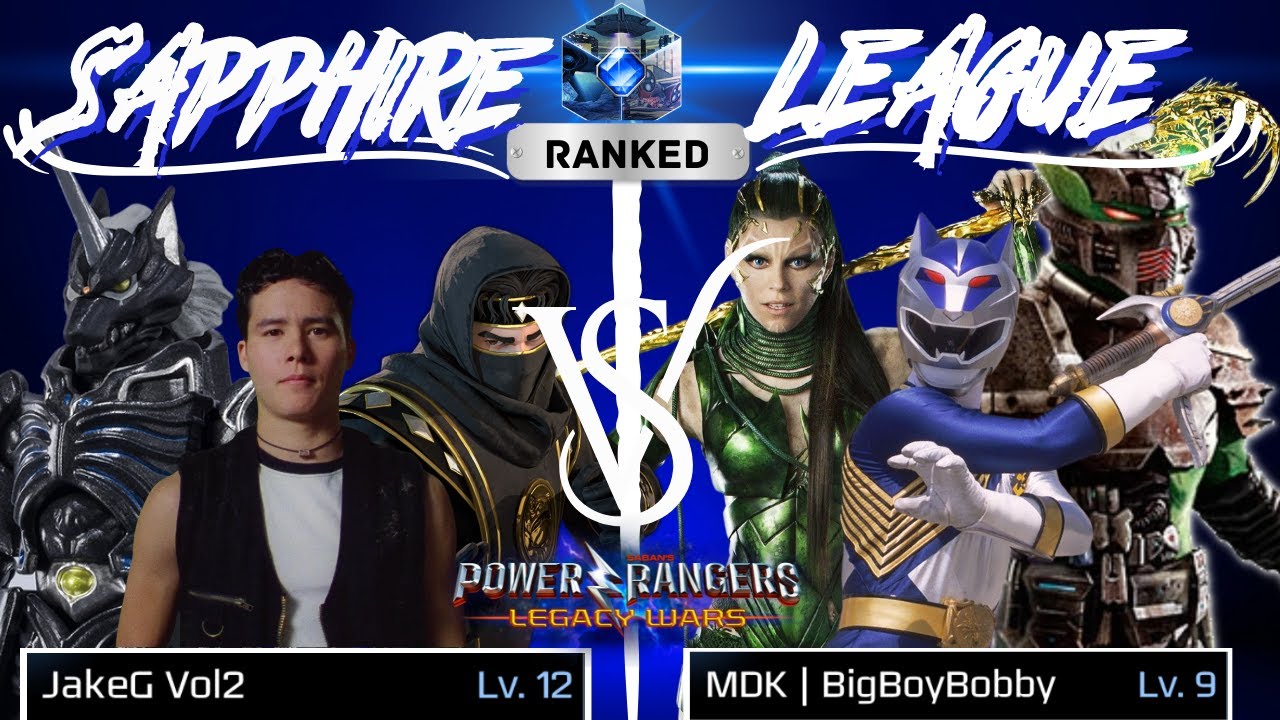 Power Rangers Legacy Wars | Ranked Sapphire League Battle | Adam Park ...