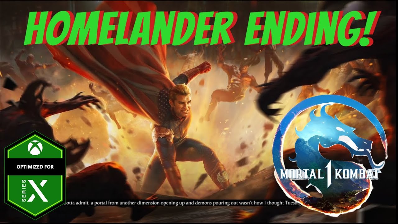 MK1 how to unlock Homelander Ending Scene! Intros and Brutalities ...
