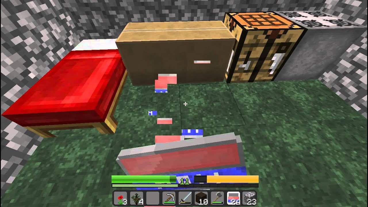 minecraft 2.díl mam postel a dům - YouTube