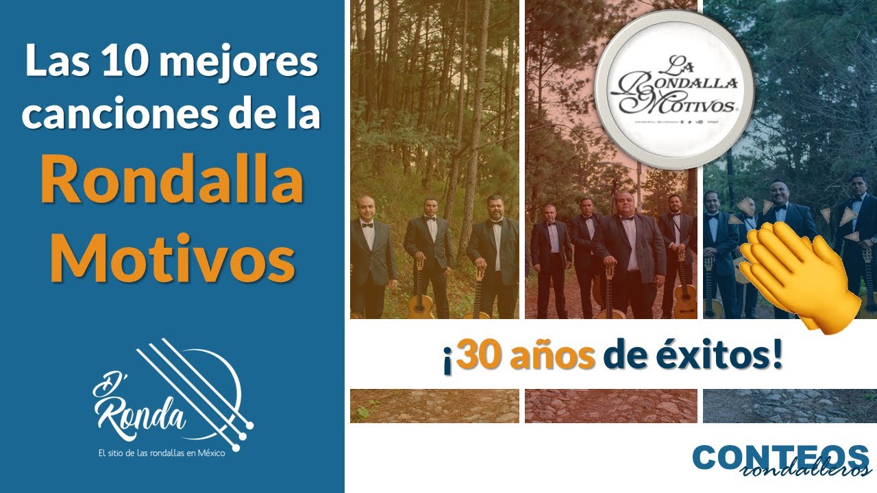 Los 10 mejores temas de la Rondalla Motivos ¡30 años de éxitos! | D ...