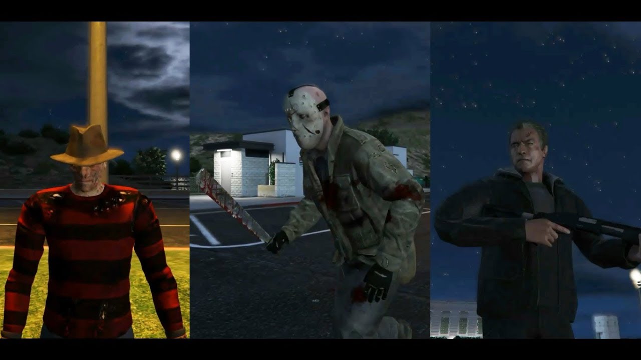 Freddy vs. Jason vs. Terminator - Ultimate Battle (GTA 5) - YouTube