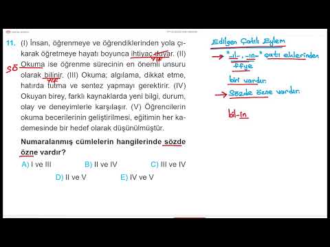 TÜRKÇE DİLBİLGİSİ BİR SORU BİR CEVAP 888