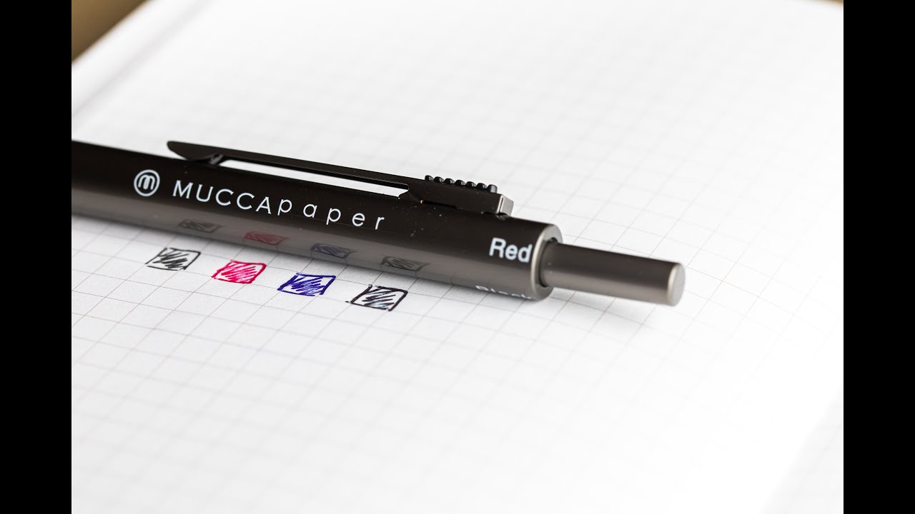 MuccaHow: How to use Mucca Paper 4 functions Multi-Pen - YouTube