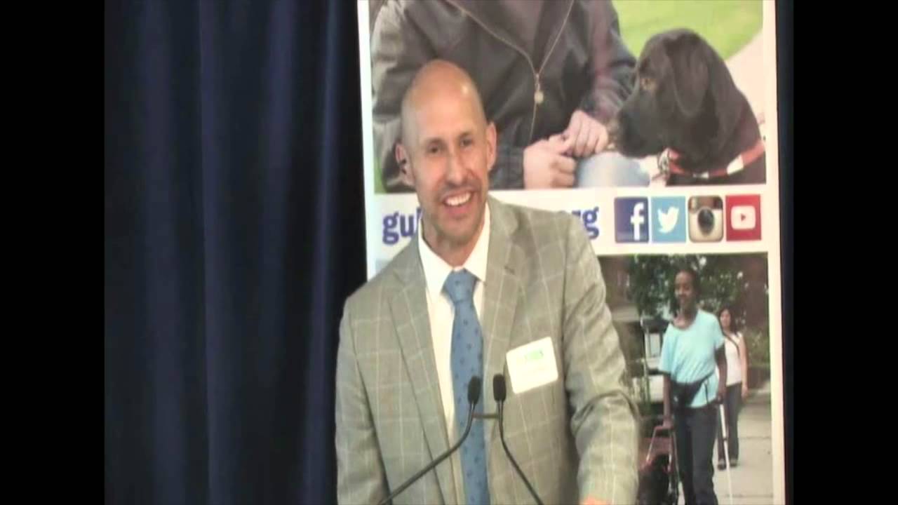 Guiding Eyes president & CEO Thomas Panek at 38th Annual Golf Classic ...