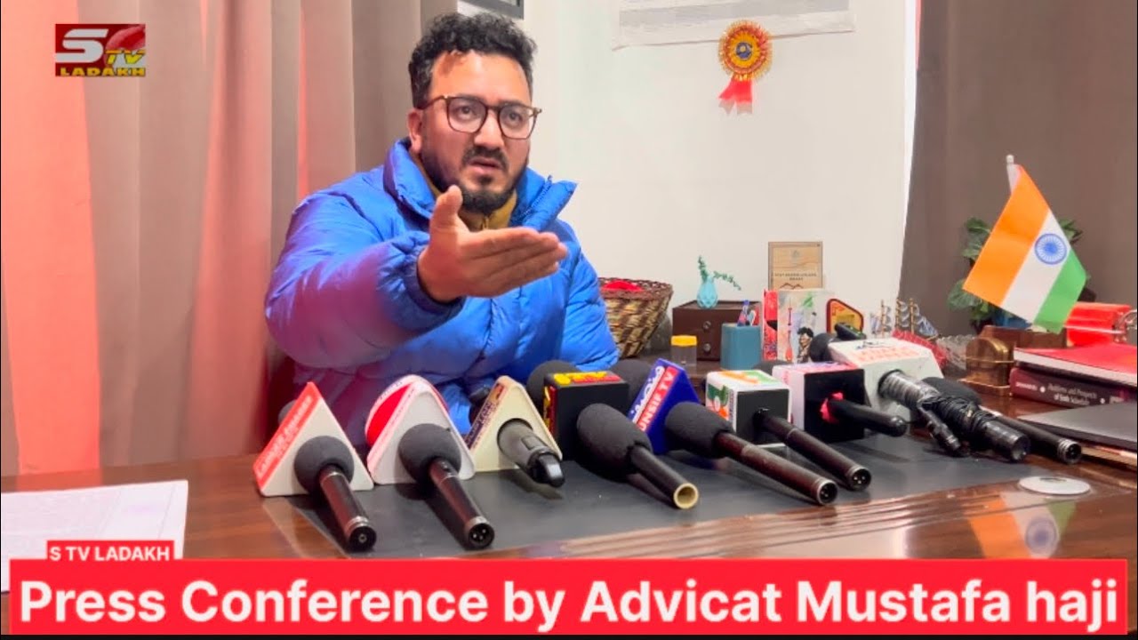 Press Conference by Advocate Mustafa haji Kargil - YouTube