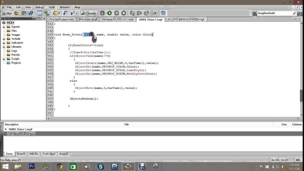 MQL programming Tutorial 44 - Pivot points and Creating objects - YouTube