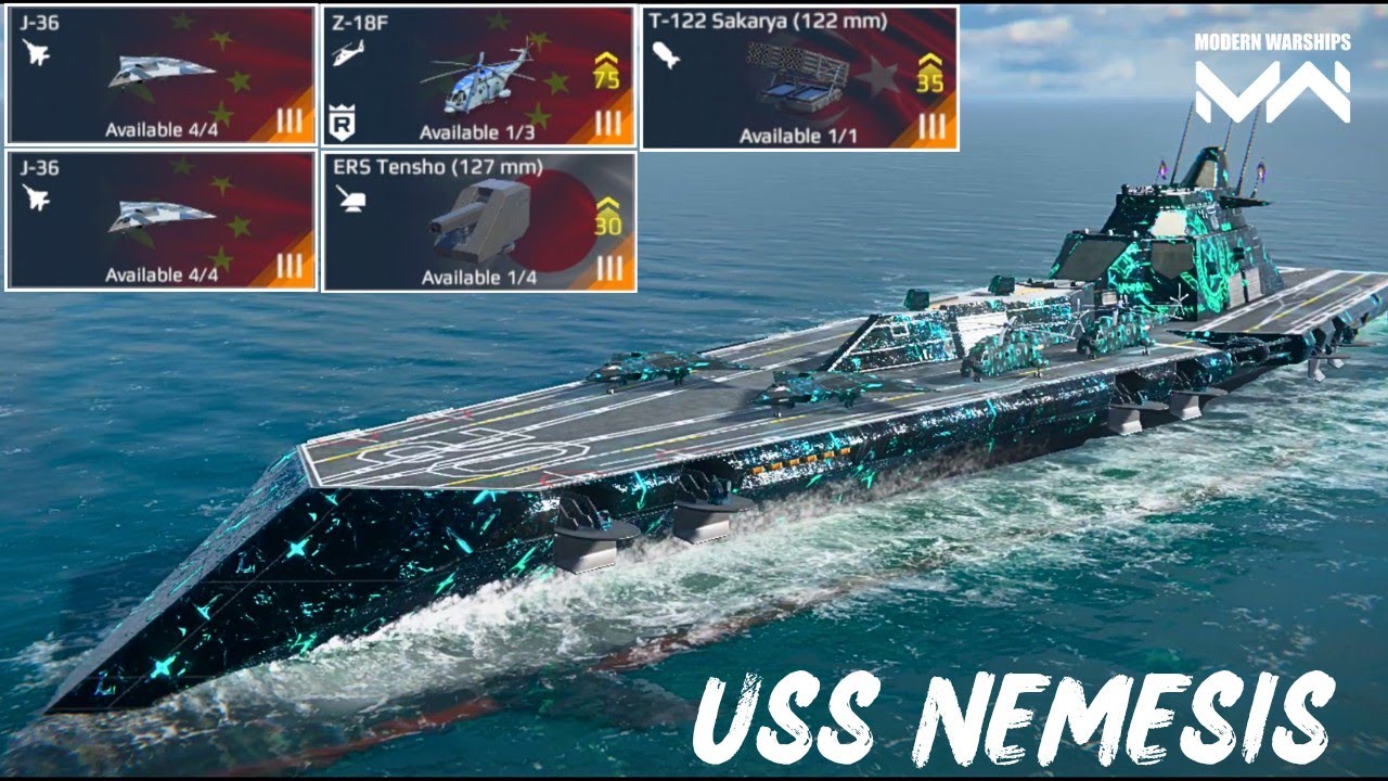 USS NEMESIS - With 2x J-36 Burtal combination 🔥 best fight jets 😎 ...