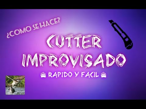 CUTTER IMPROVISADO // Scouts - ¿Como se hace? - YouTube