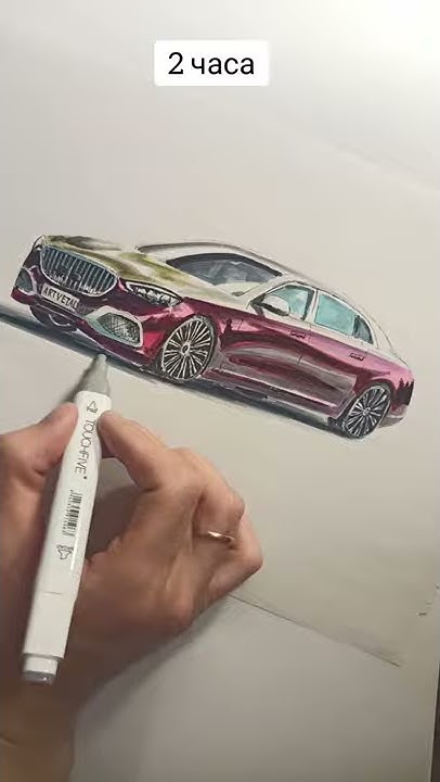Рисую Майбах 2021 на время | Mercedes-Maybach 2021 - YouTube