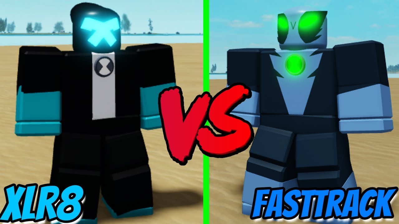 Xlr8 Vs Fasttrack RACE | Ben 10 Infinity [ROBLOX] - YouTube