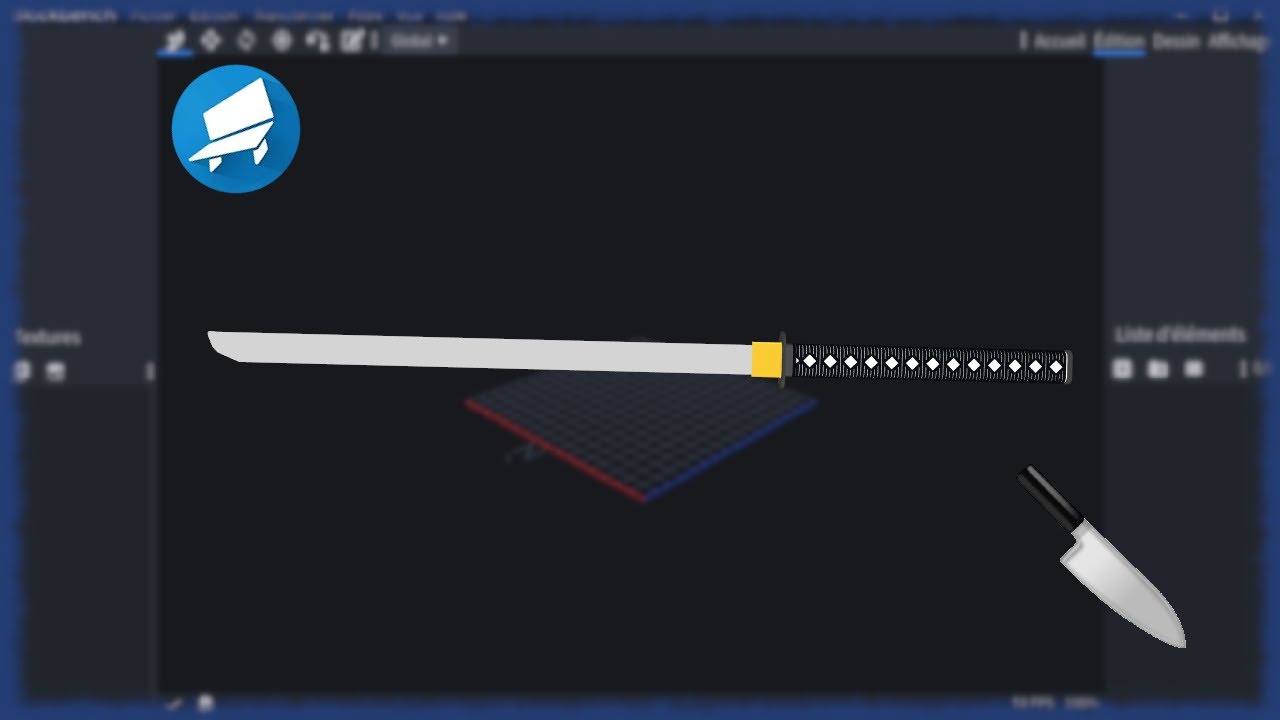 SpeedModeling | Blockbench | Katana 🔪 - YouTube