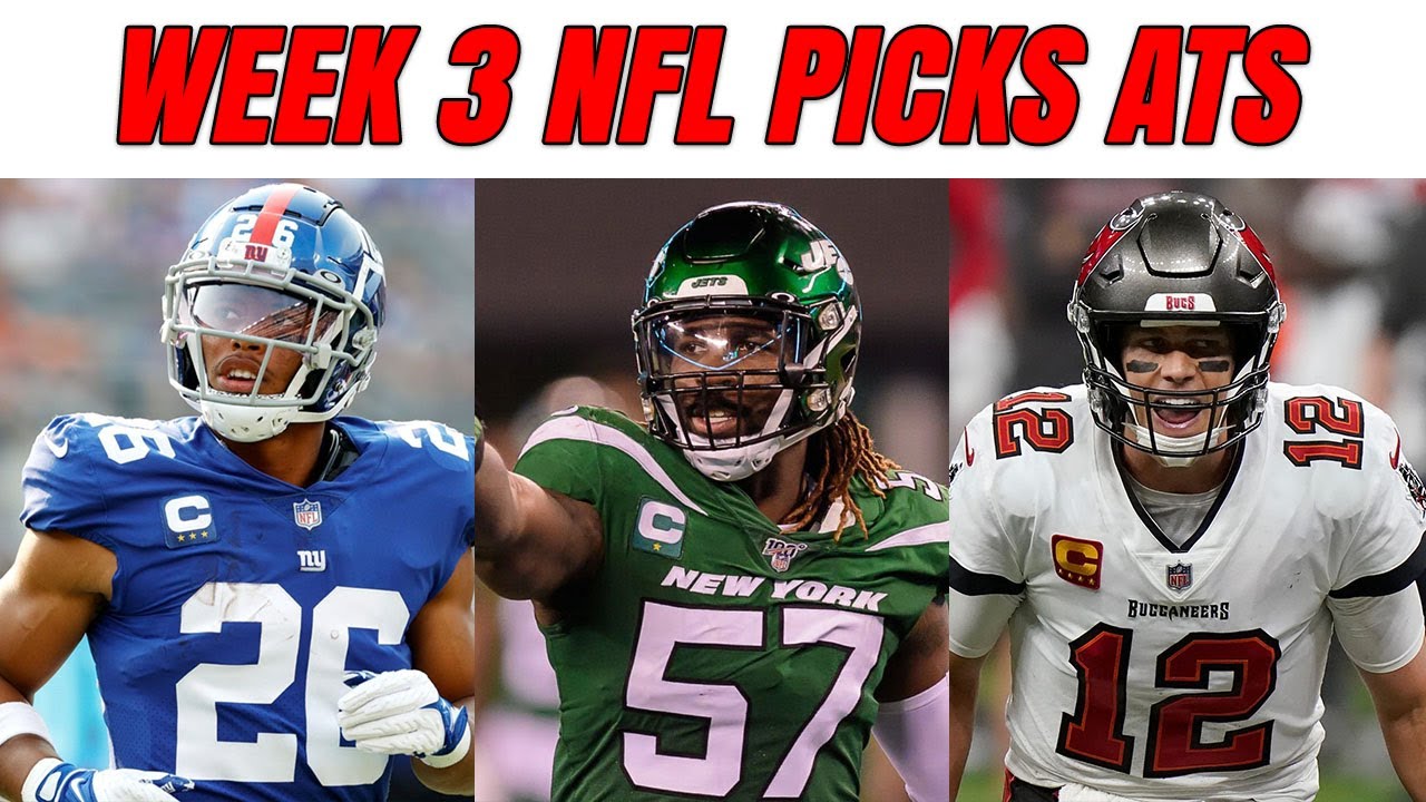 NFL Week 3 Picks ATS: Giants, Jets, Best Bets, Upsets - YouTube