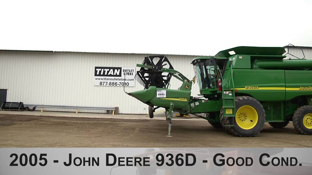 John Deere 936D - 36 ft, Transport (9760,9860,9770,9870) Header-Draper ...
