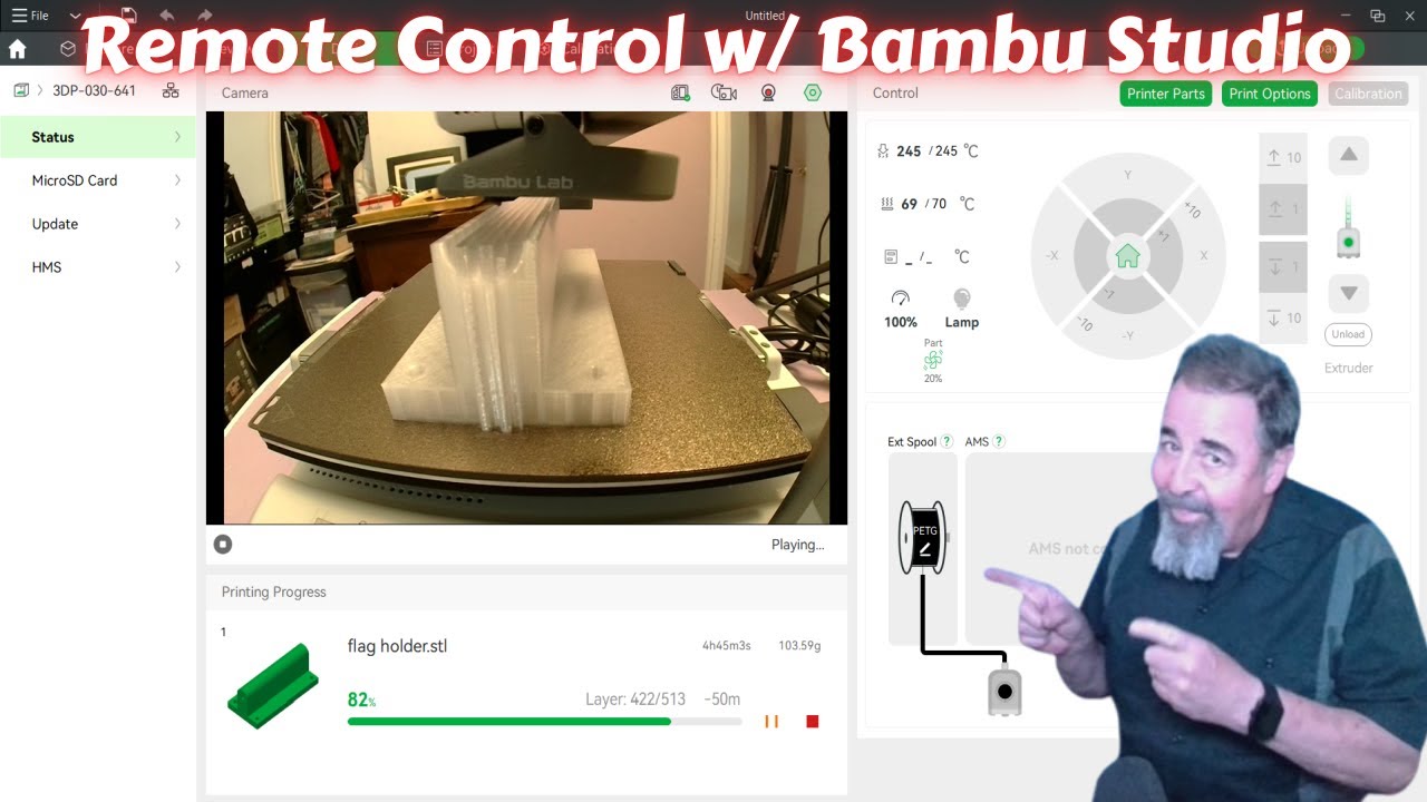 Remotely Control Bambu Labs A1 Mini with Bambu Studio - YouTube