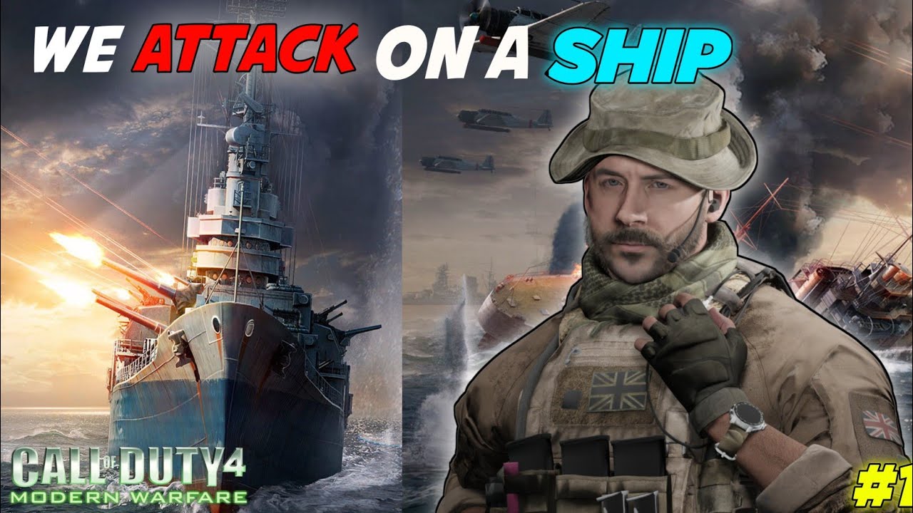 We Attack On A Cargo Ship || Call of duty modern warfare 1 Gameplay ...