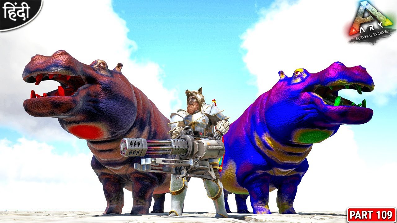 MY Fat Hippopotamus Army For Boss Fight 🔥: ARK Do or Die : ARK Survival ...