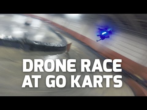 FPV Drone Racing - Go Kart Track - YouTube