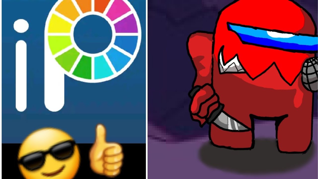 mi primer dibujo en ibispaint x (red de vs impostor v4 fnf) - YouTube