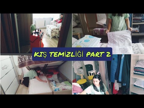 KIŞ TEMİZLİĞİNE DEVAM- NEVRESİM KATLAMA🛏️ DETAYLI YATAK ODASI TEMİZLİĞİ🧼PETEKLER TEMİZLENDİ- VLOG