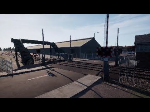 Class 375 passing Gillingham level crossing in TSW 2 :) - YouTube