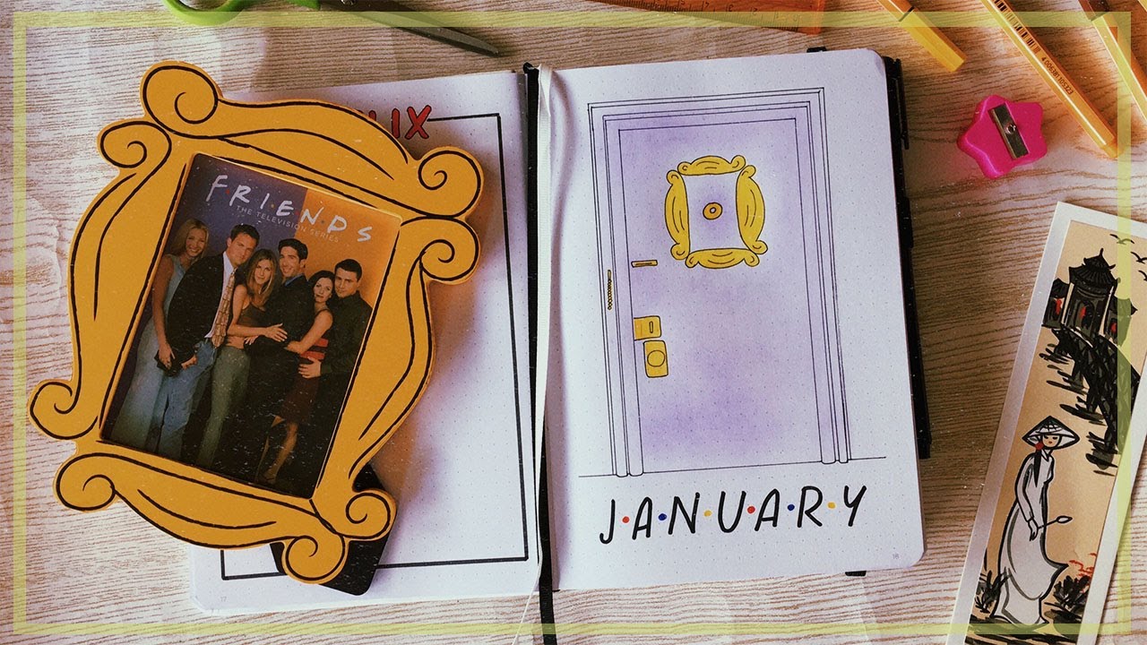 bullet journal // gennaio 2021 plan with me - YouTube