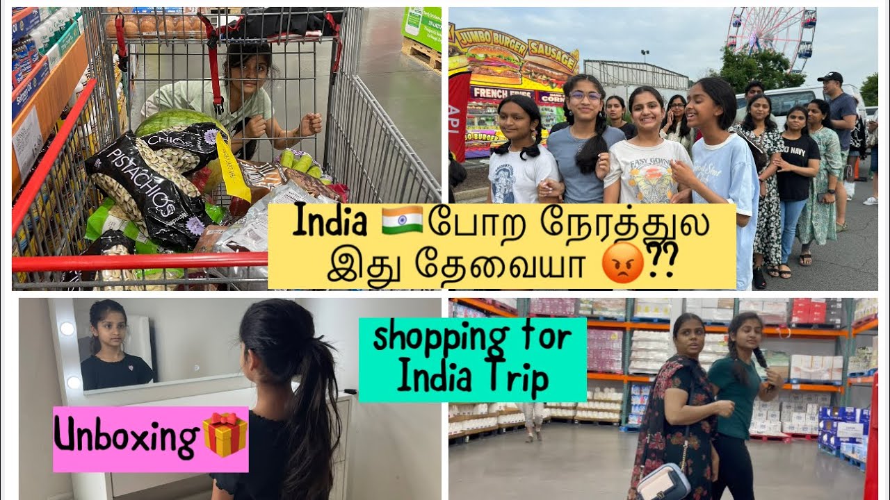 Final shopping for India Trip🇮🇳😀//happy day vlog in USA🇺🇸 //what we ...