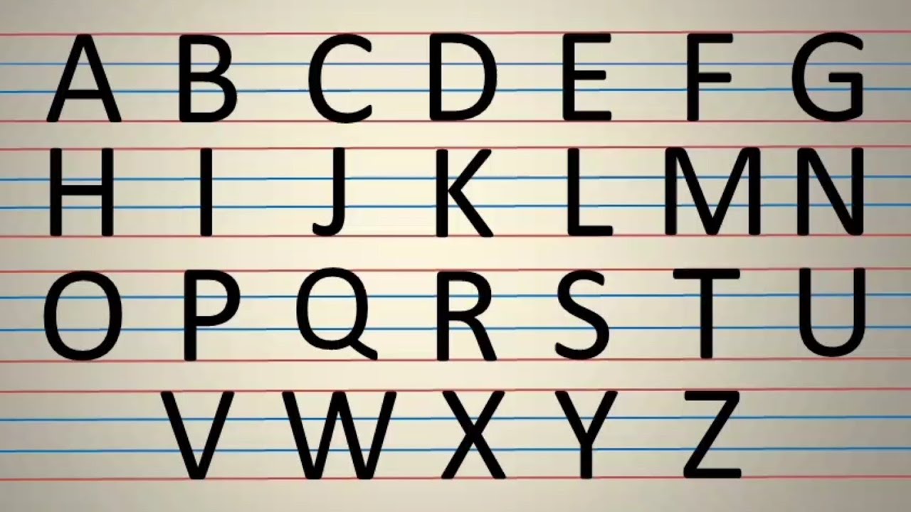 Writing alphabet letters for kids. How to write letters for children ...