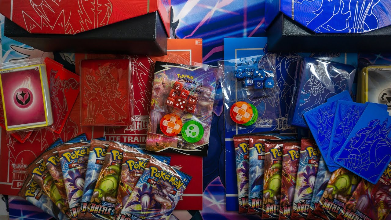 Pokemon TCG Battle Styles ETB Pack Battle - Red vs Blue! - YouTube