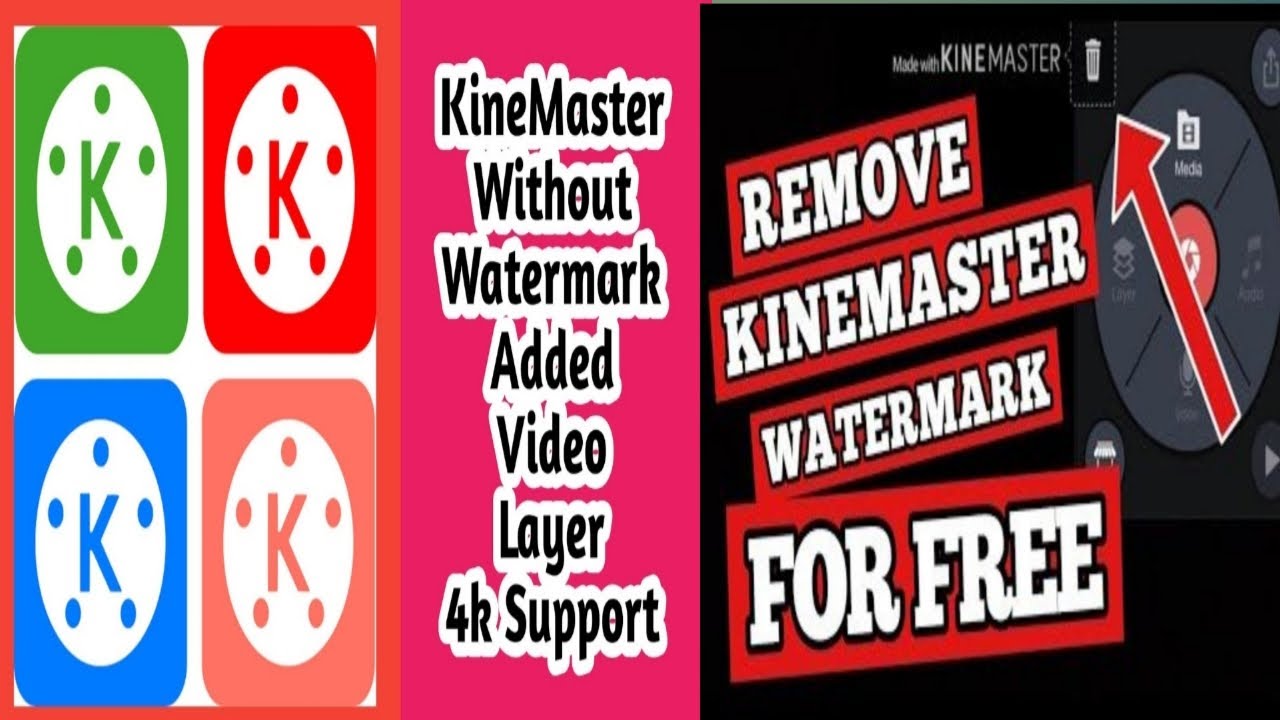 How to Remove KineMaster waterMark free APK File 2020. - YouTube