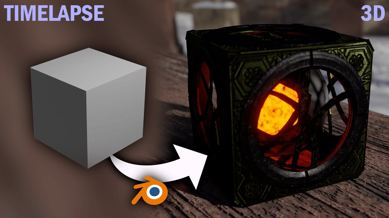 Doctor Strange's cube in Blender 3.0 - 3D modeling progress | Timelapse ...