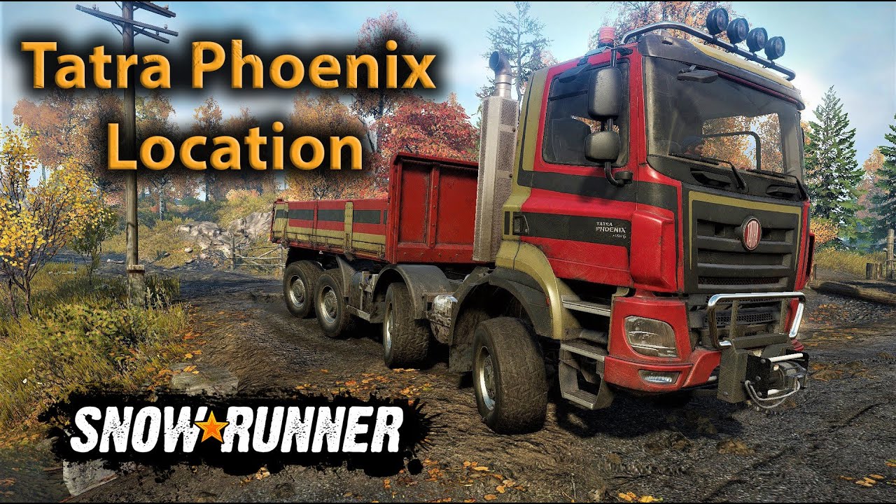 SnowRunner | Phase 5 | Tatra Phoenix Location on new Maps - YouTube