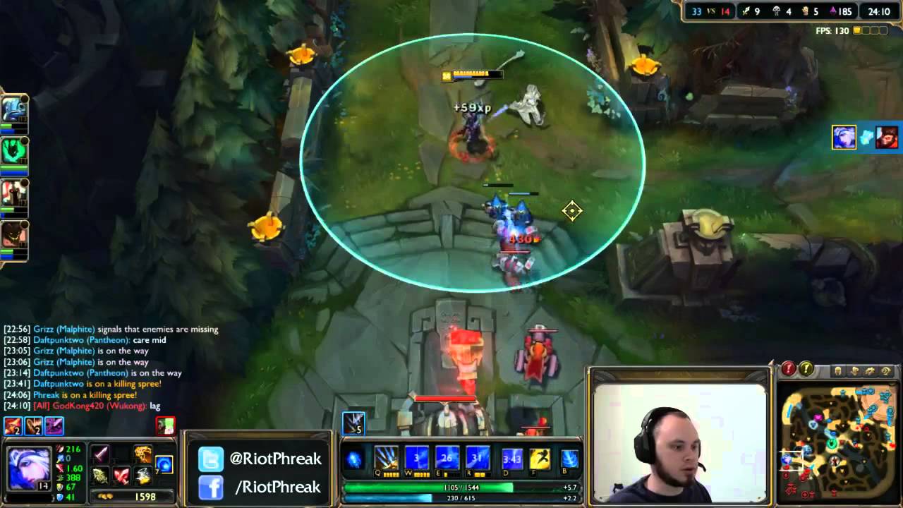 Phreak is good at League of Legends - YouTube