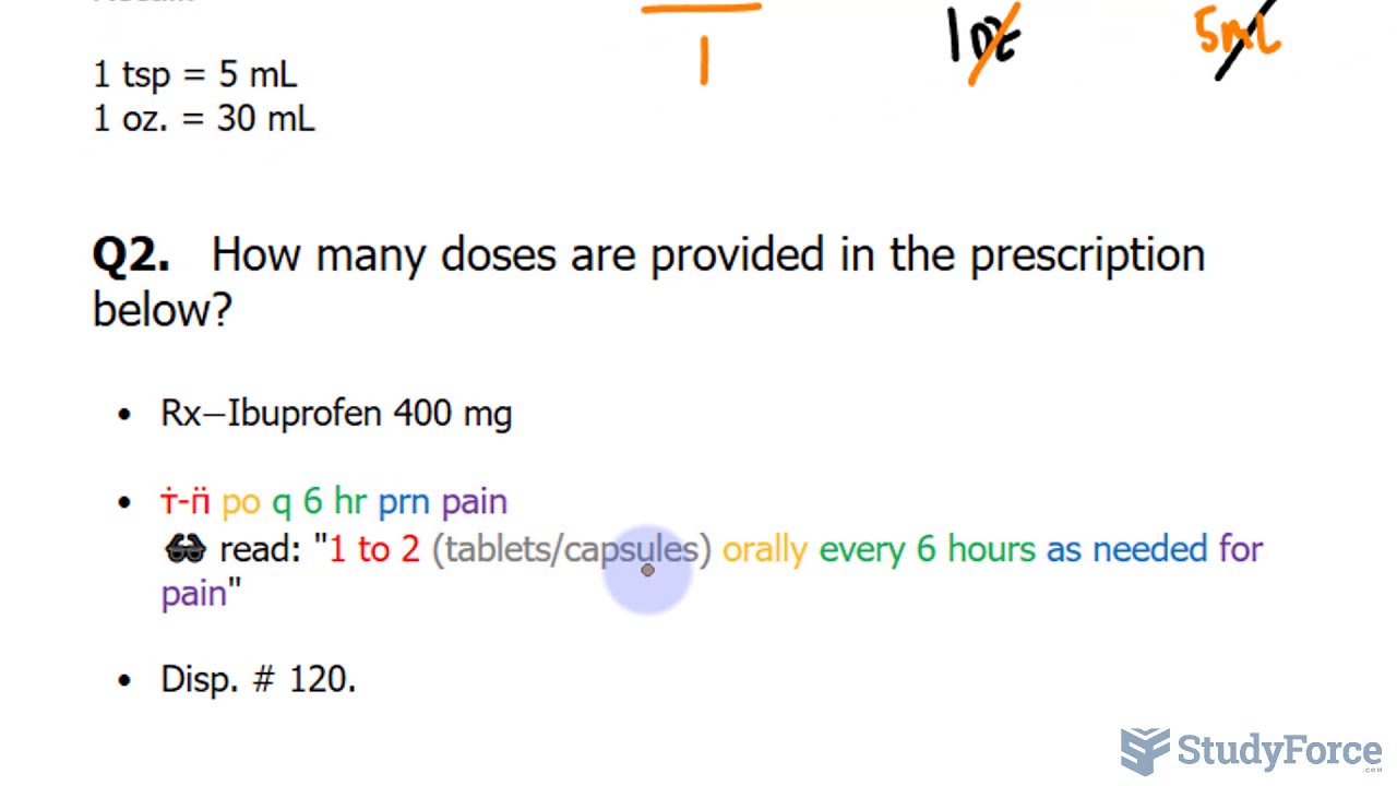 Calculate the number of doses - YouTube