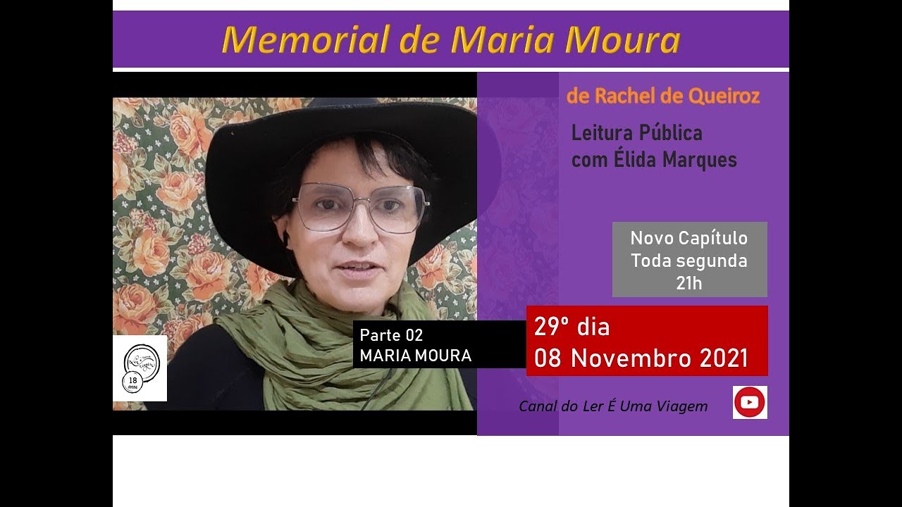 29° dia - MEMORIAL DE MARIA MOURA - parte 02 - MARIA MOURA - YouTube
