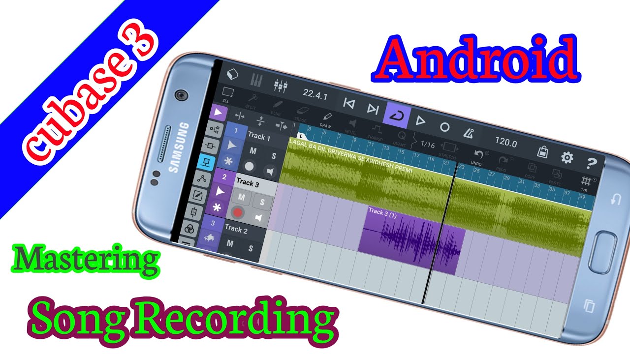 Cubase 3 Android mobile downloading installing music song recording DJ ...