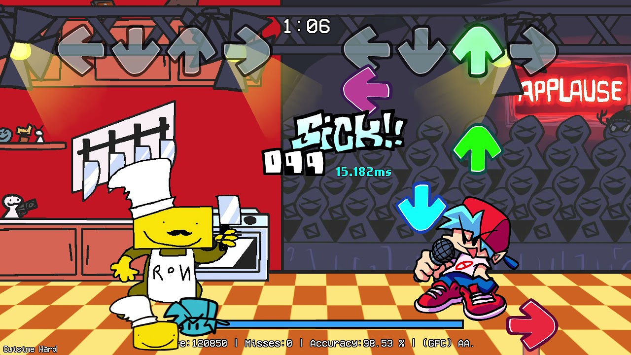 FNF Vs. Cheeky 3.0 Ron - Cuisine (FC) (4k) - YouTube