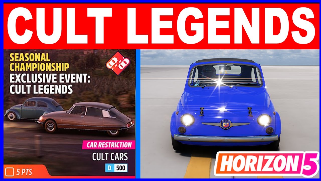 Forza Horizon 5 EXCLUSIVE EVENT CULT LEGENDS Seasonal Championship ...