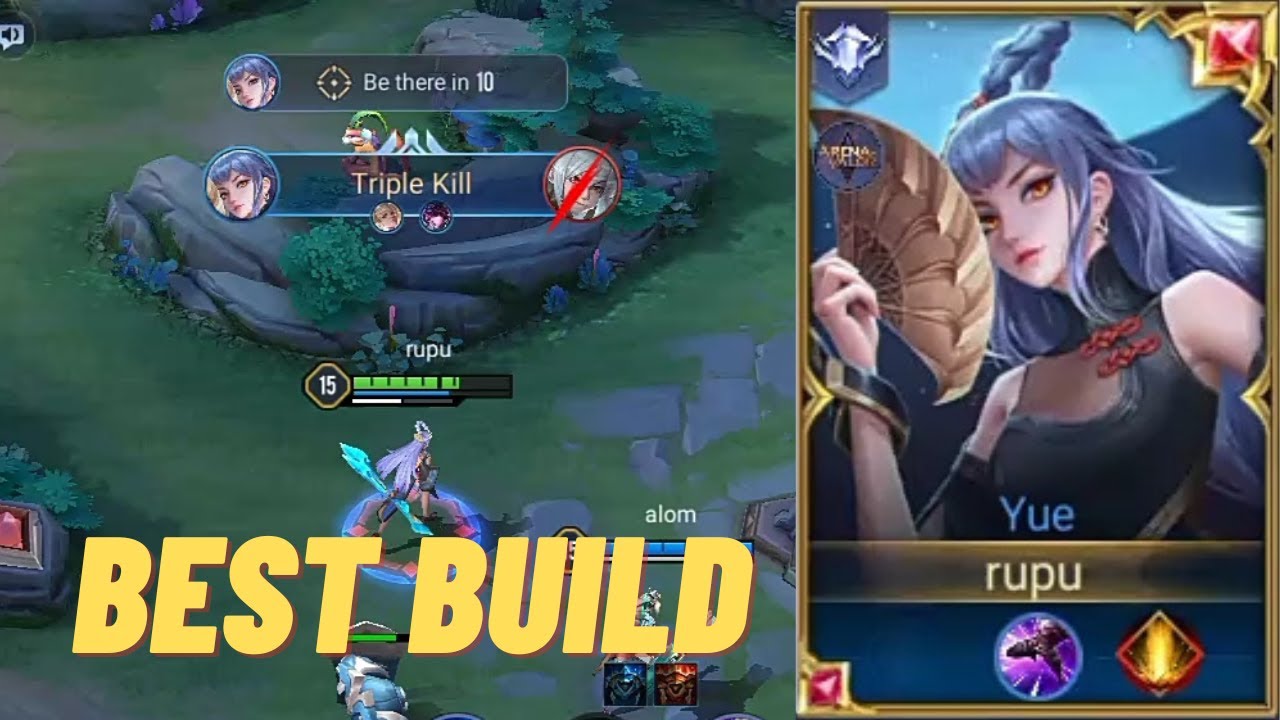 AoV : YUE PRO GAMEPLAY | BEST BUILD | - ARENA OF VALOR - YouTube