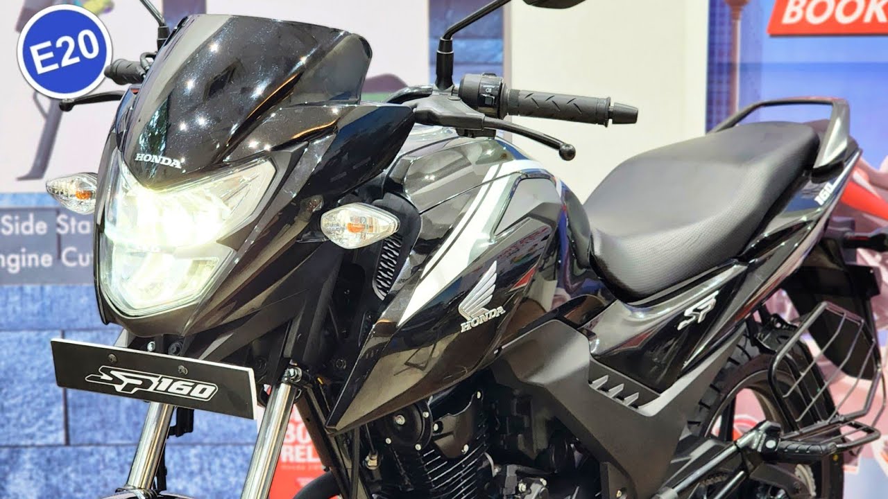 All New Honda SP160 Pearl Black e20, On Road Price, Mileage, Features ...