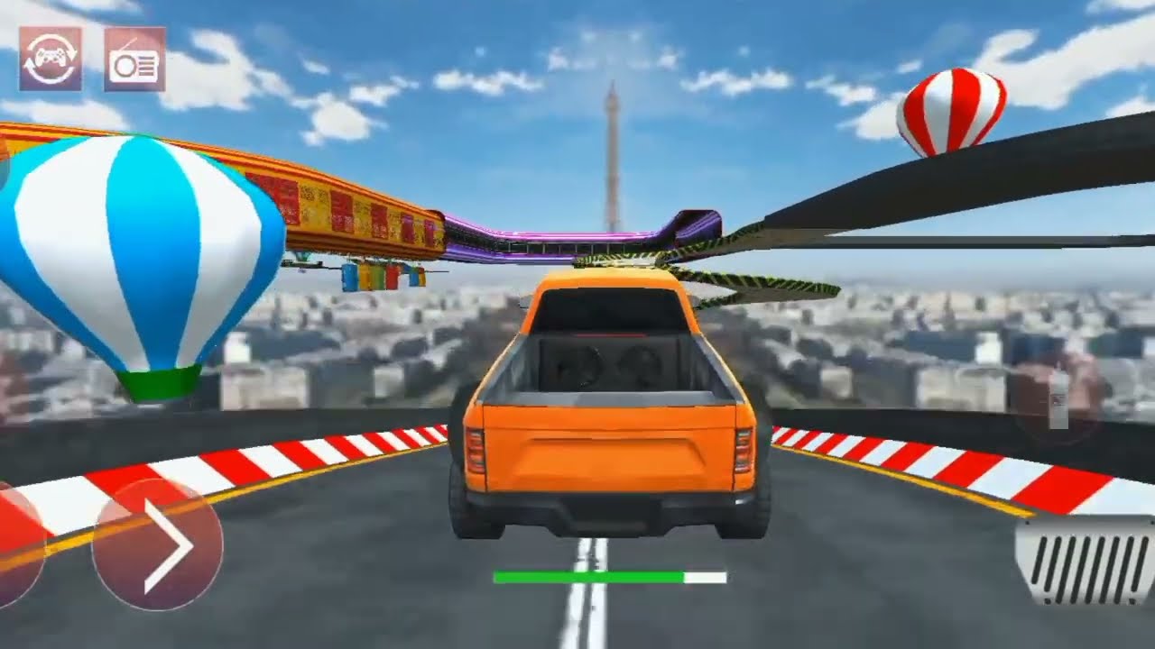 Epic Mega Ramp Pickup Truck Jump Drawing | Time-lapse Video - YouTube