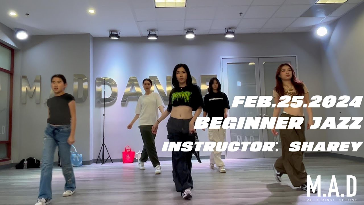 Beginner Jazz Class丨Instructor Sharey| | M.A.D - YouTube