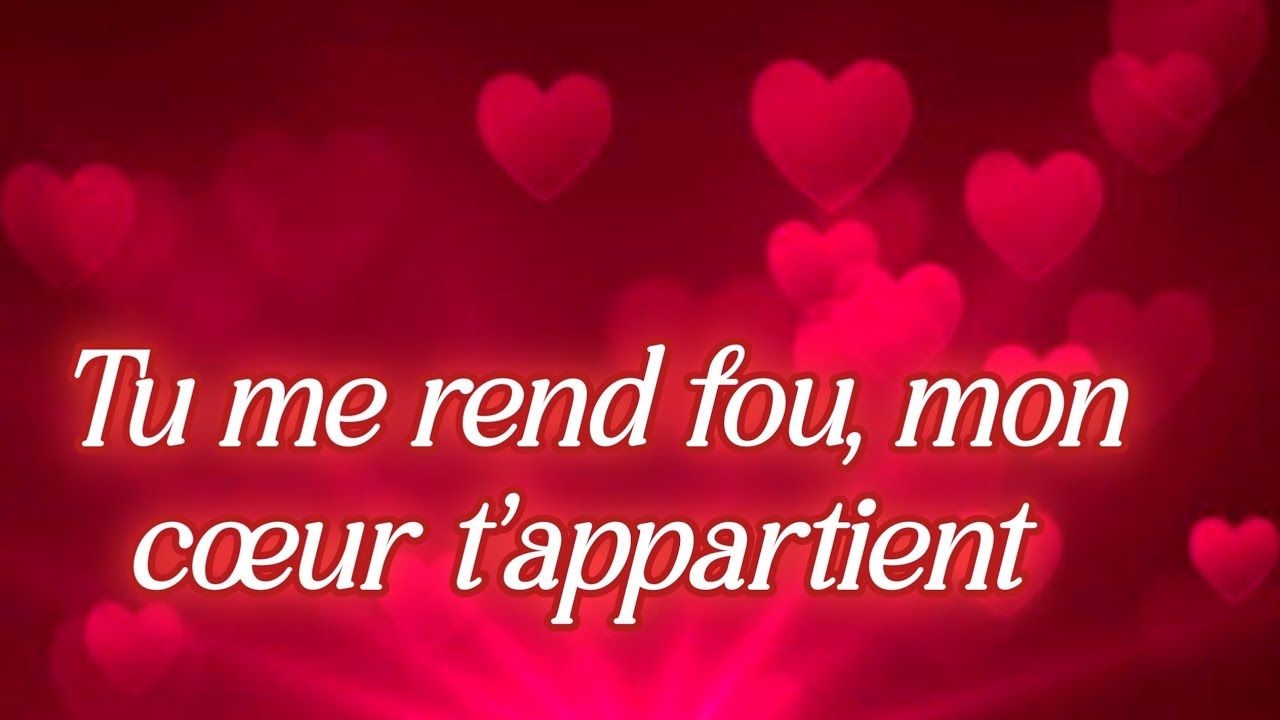 Tu me rend fou, mon cœur t'appartient 💕 | poème d'amour touchant - YouTube